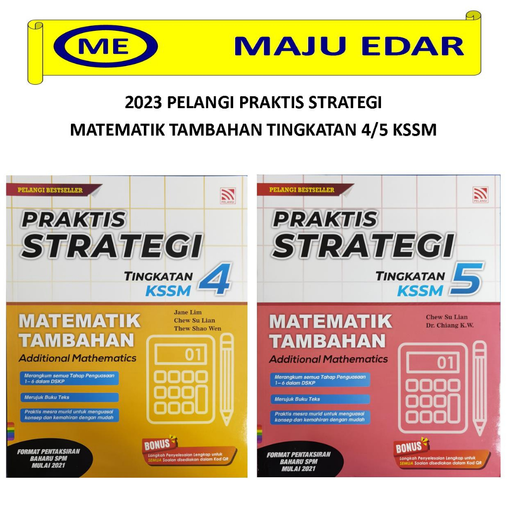 2023 PELANGI PRAKTIS STRATEGI MATEMATIK TAMBAHAN / ADDITIONAL ...