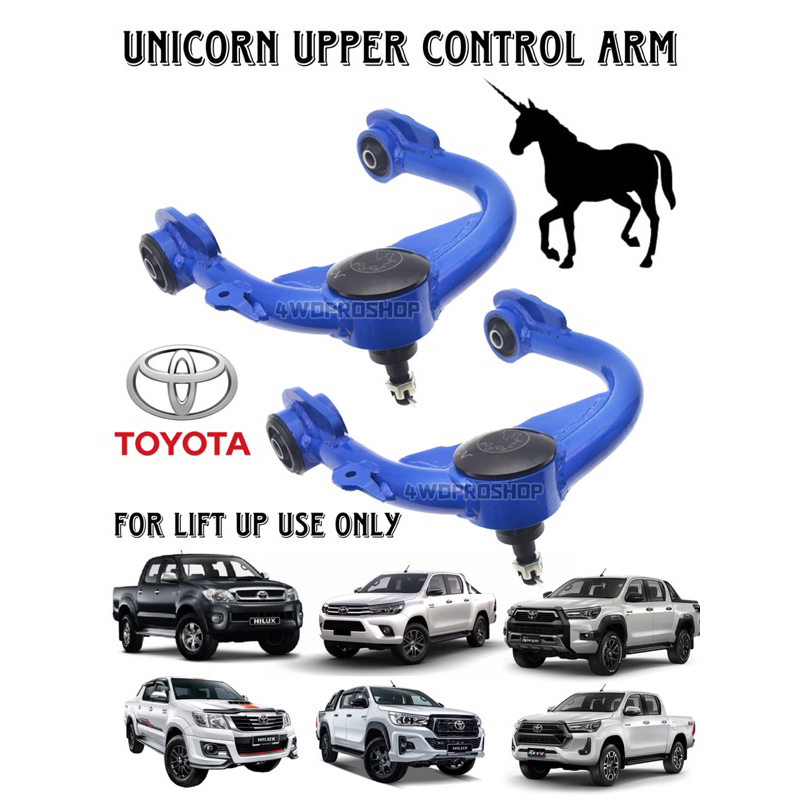 UNICORN Front Upper Control Arm Extender 2" For Toyota HILUX Vigo KUN25 ...