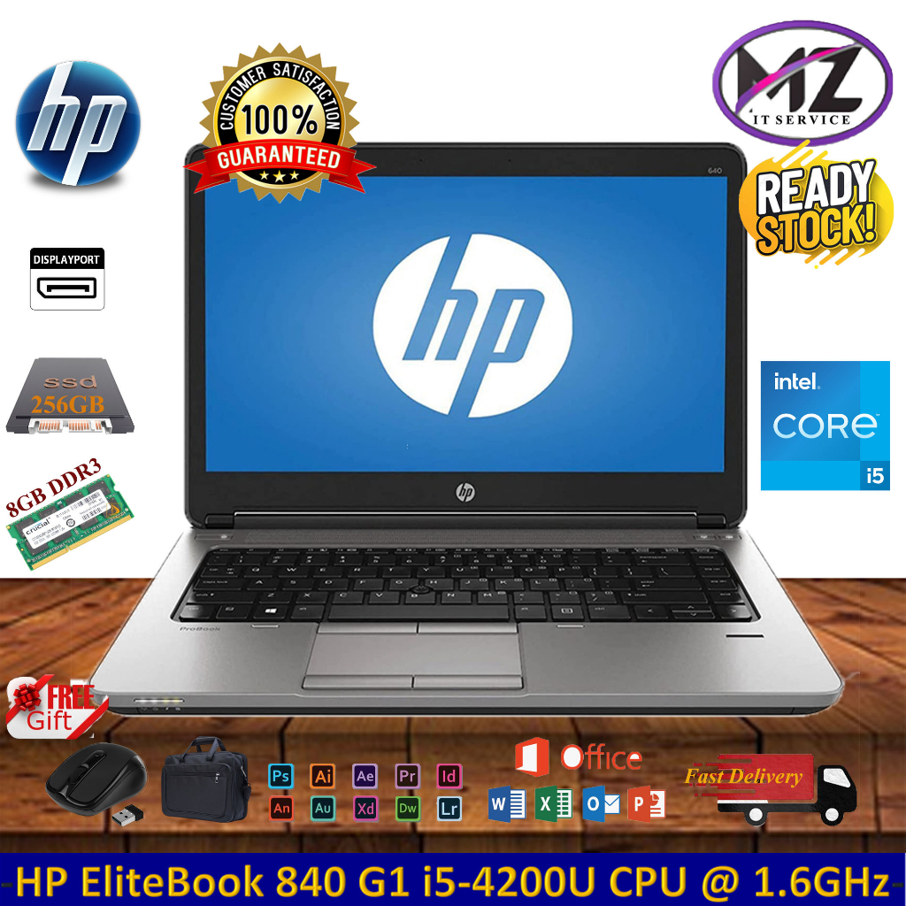 HP EliteBook 840 G1 Core i5-4200U 1.6GHz | Shopee Malaysia