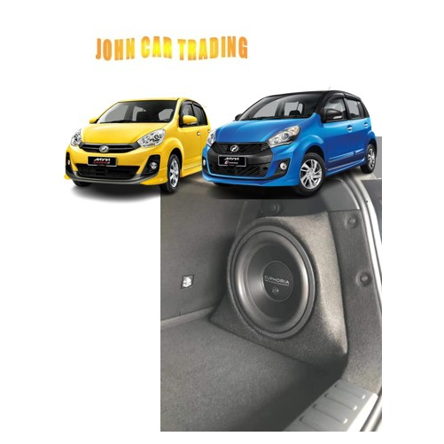 Myvi Lagibest 2011~2017 Myvi Icon 10'' / 12'' Rear Side Woofer Box Myvi ...