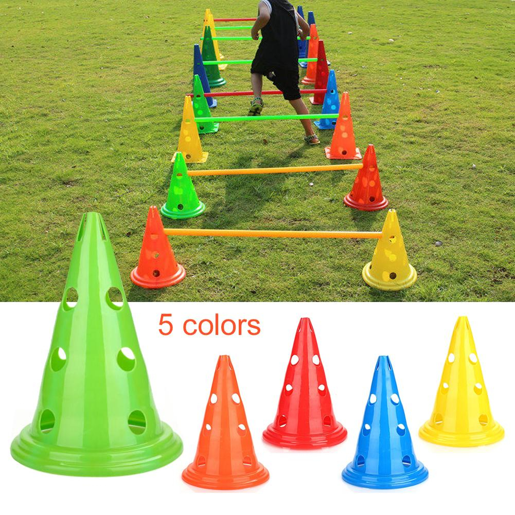 5Pcs Training Cones Child Basketball Football Conical Obstacle Barrel ...