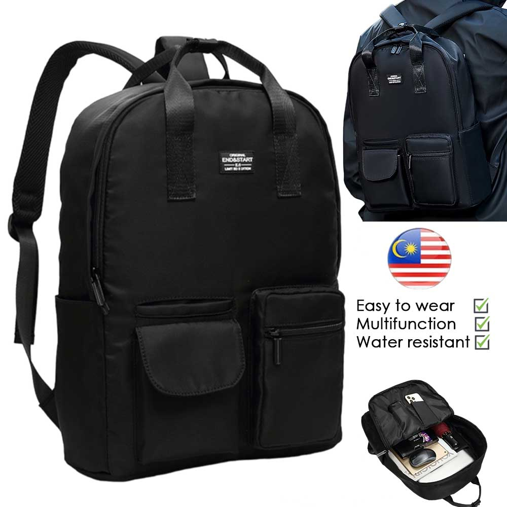 Water Resistant Backpack With Top Handle Travel Backpack School Bag Beg ...