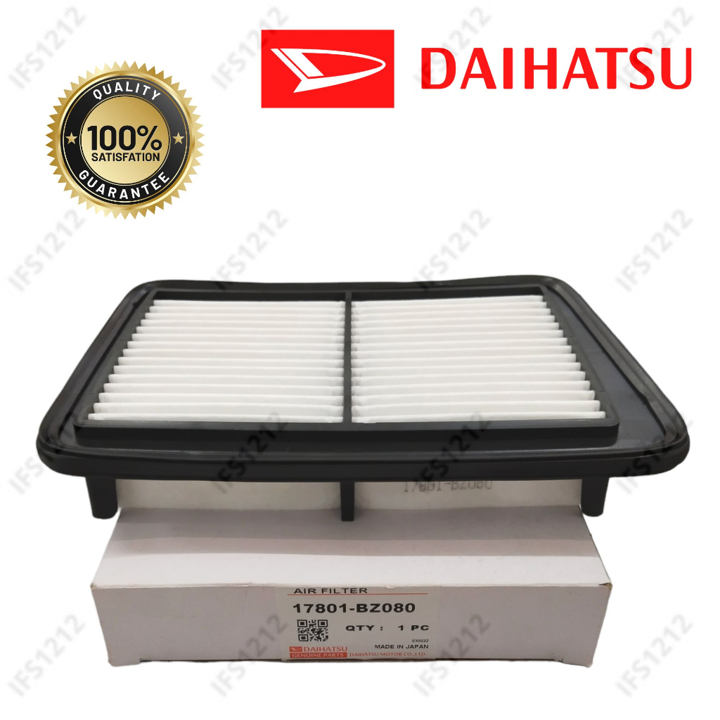 🇲🇾READY STOCK🔥 17801-BZ080 DAIHATSU AIR FILTER FOR GRAN MAX GRAND MAX ...