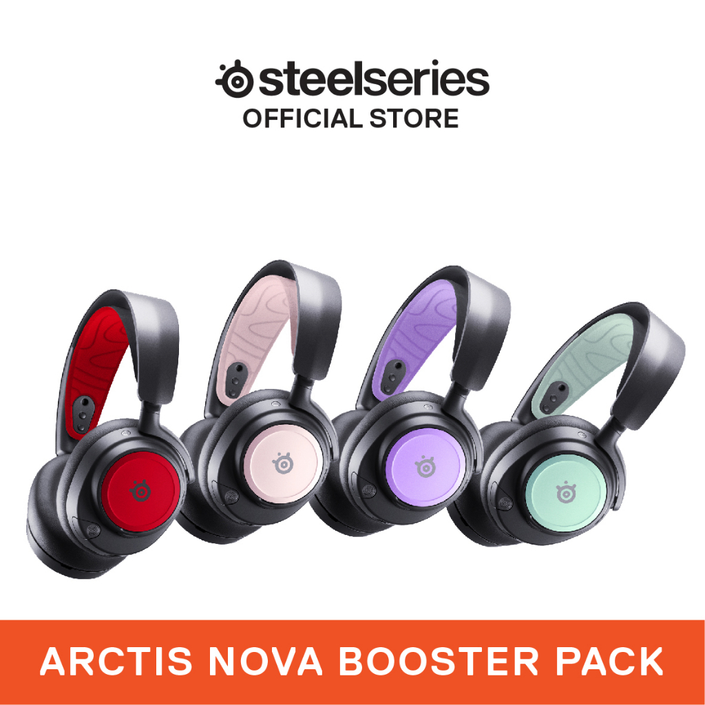 SteelSeries Arctis Nova Booster Pack With Custom Headband And Metallic ...
