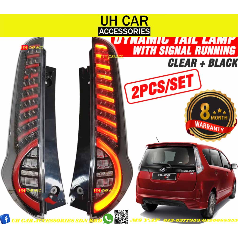 PERODUA ALZA 2009-2021 LED TAILLAMP TAIL LAMP WITH RUNNING SIGNAL ...