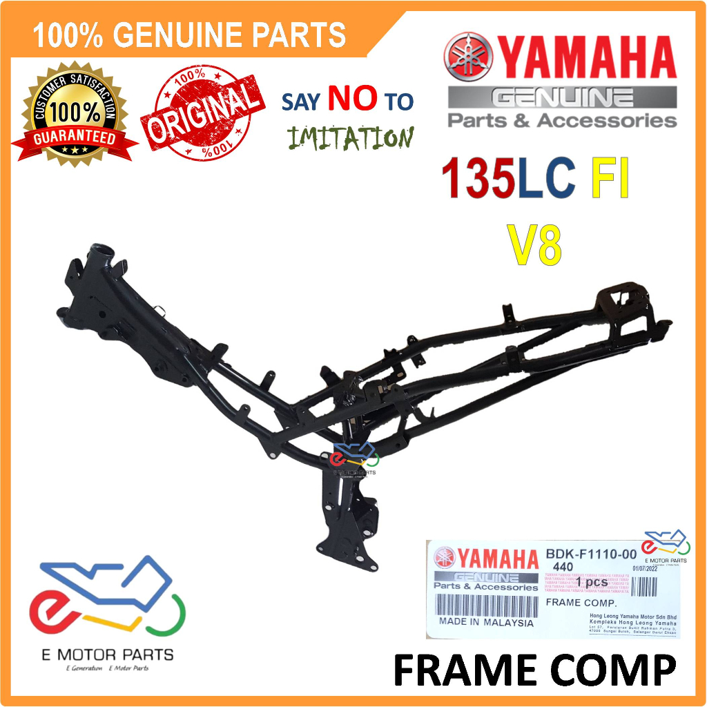 135LC FI FRAME BODY 135LC V8 CHASIS LC135 FI BDK BODY FRAME COMP 100% ORIGINAL YAMAHA - BDK ...