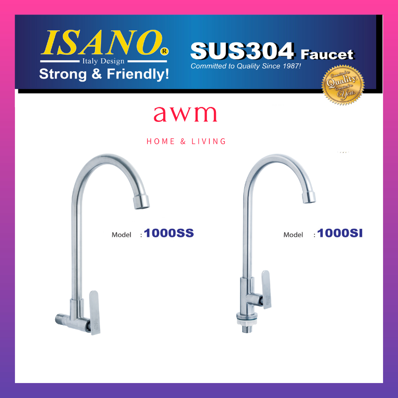 AWM Pili Paip Sinki Dapur Faucet Sink Kitchen Tap Air Modern Stainless ...