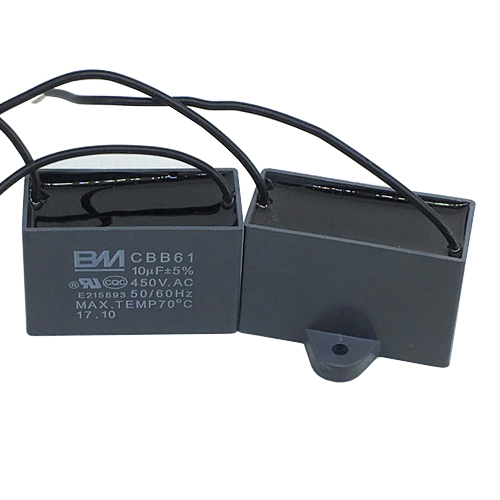 BM Fan Capacitor CBB61 450V 0.8 ~ 10 uF Kapasitor Kipas Compatible with ...