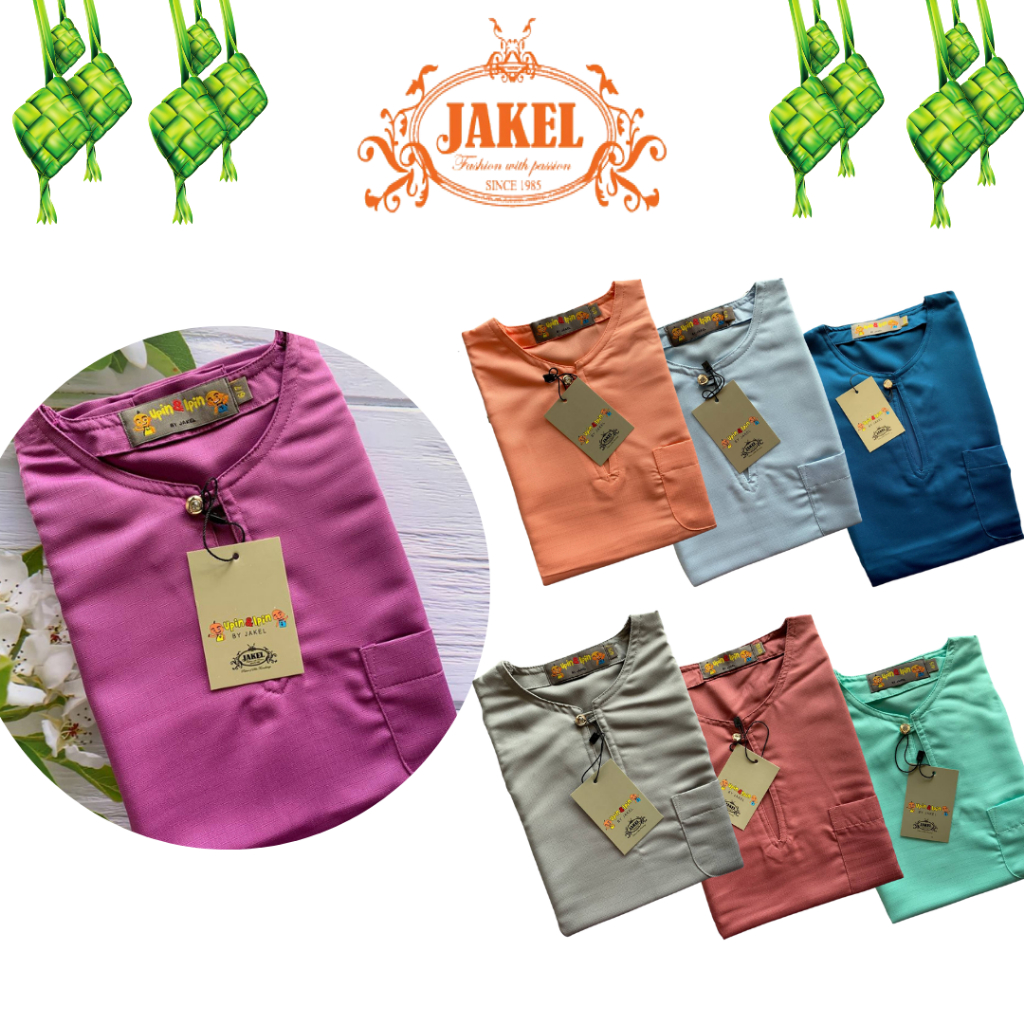 SET I - BAJU MELAYU UPIN & IPIN BY JAKEL | Shopee Malaysia
