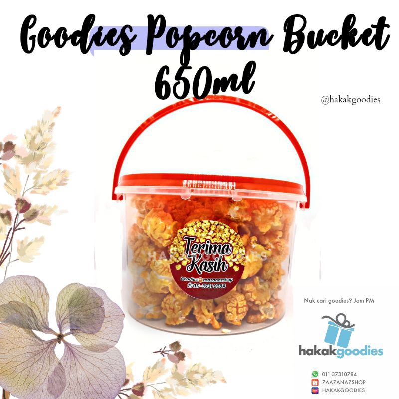 Goodies Popcorn 650ml BORONG | Shopee Malaysia
