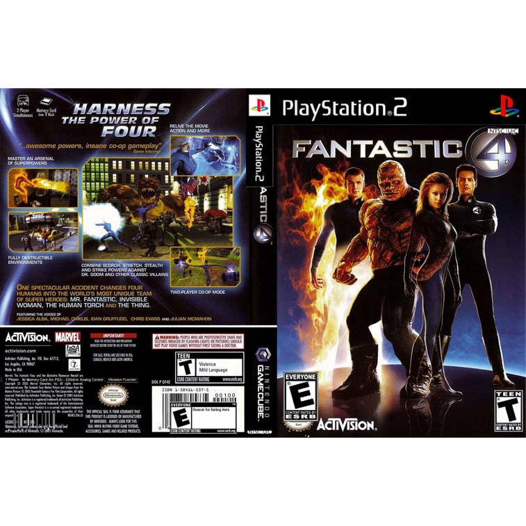 Fantastic 4 (CD Games PS2) | Shopee Malaysia