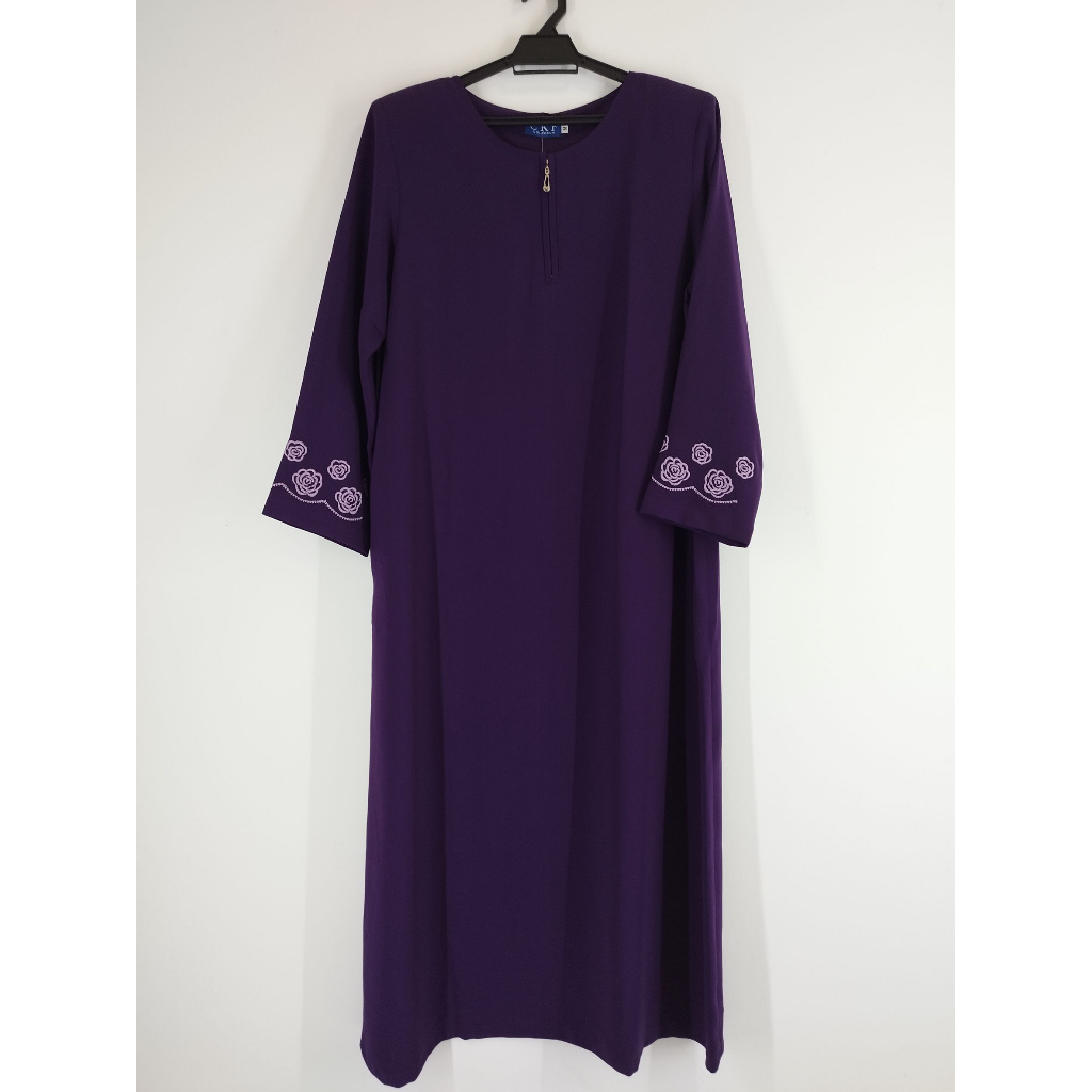Jubah Muslim Sulam Tangan 8594 | Shopee Malaysia
