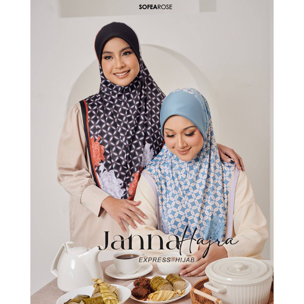 ORIGINAL SR 💙Janna Hajra Atiya Hajra Series Express Hijab by SOFEAROSE 💙 Original by Sofearose 💙 ...