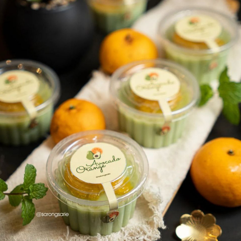 AR - (10 Pcs) Disposable Plastic Pudding Cup With Lid | Jagung Susu Cup ...