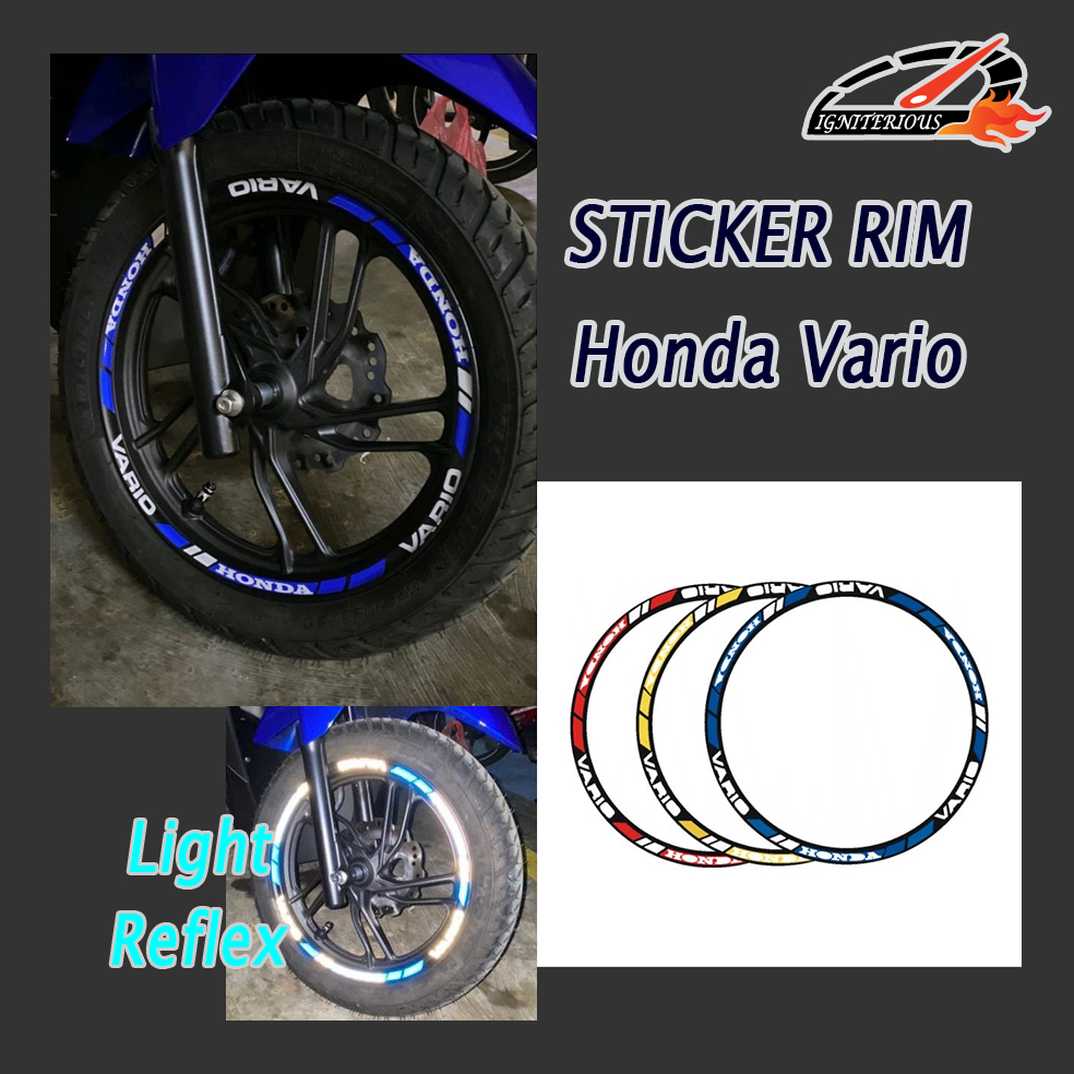 HONDA VARIO 150/160 RIM STICKER / Sport Rim Lining Sticker (depan ...