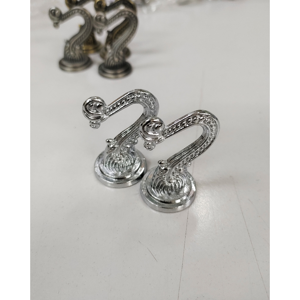 2pcs Curtain Side Hooks Tie Back Hook Holdbacks 🔥 Cangkuk Tepi Langsir ...