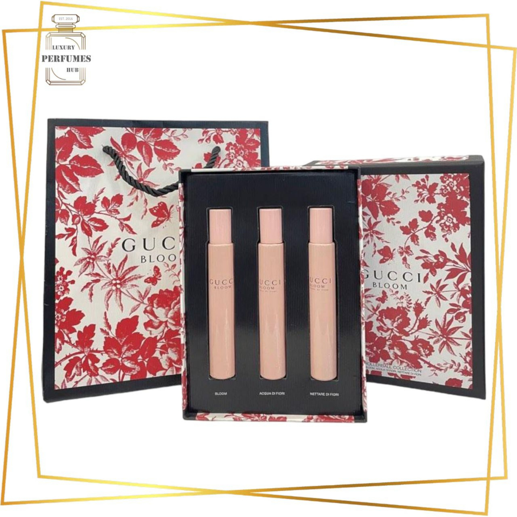 GC_BLOOM ROLLERBALL COLLECTION 3in1 SET (BLOOM,ACQUA DI FIORI,NETTARE ...