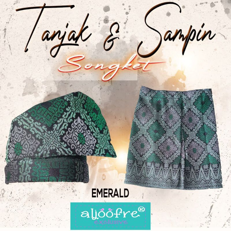 QASRULHUDA Tanjak Songket Budak & Dewasa Sampin Songket | Setanjak ...