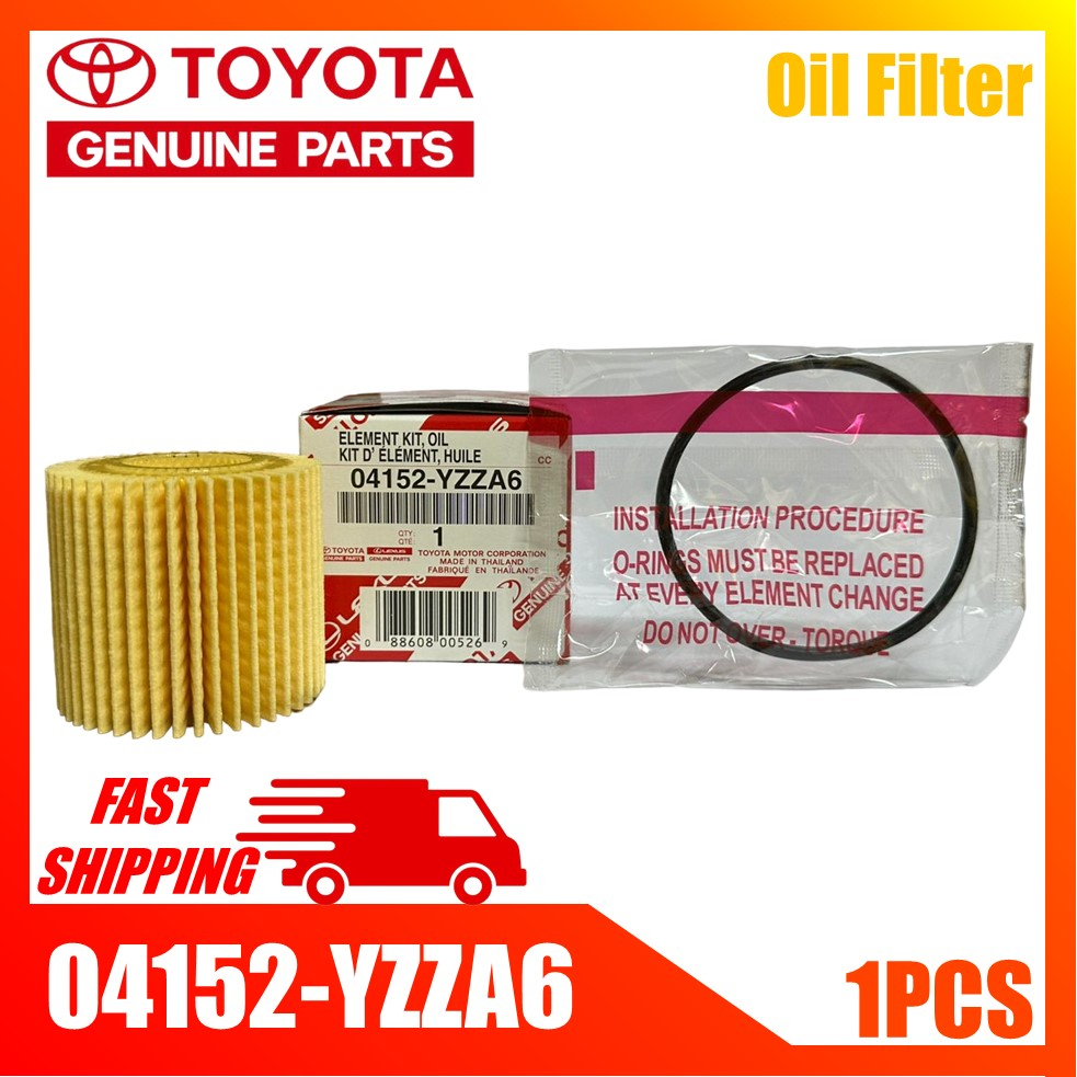 Genuine Toyota Oil Filter 04152-YZZA6 – Wish / Altis / Prius / Harrier ...