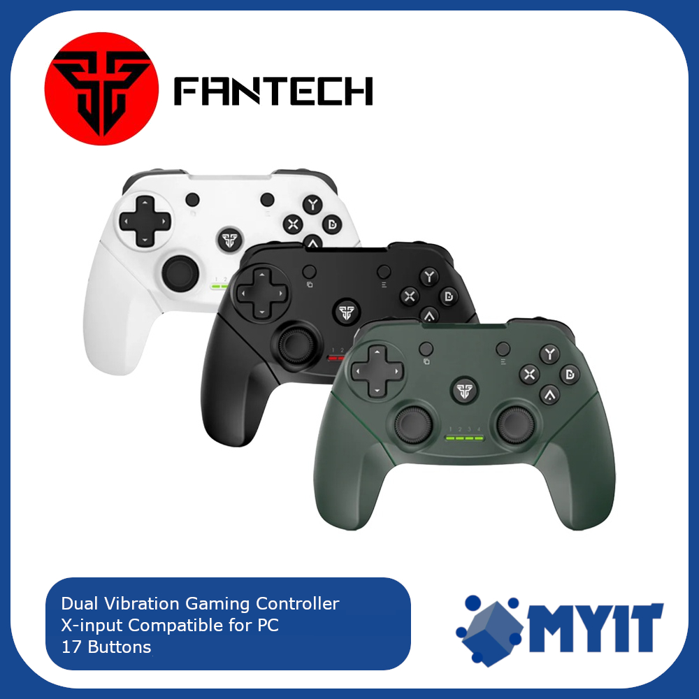 Fantech GP12 / WGP12 Revolver Gaming Controller Dual Vibration Gamepad ...