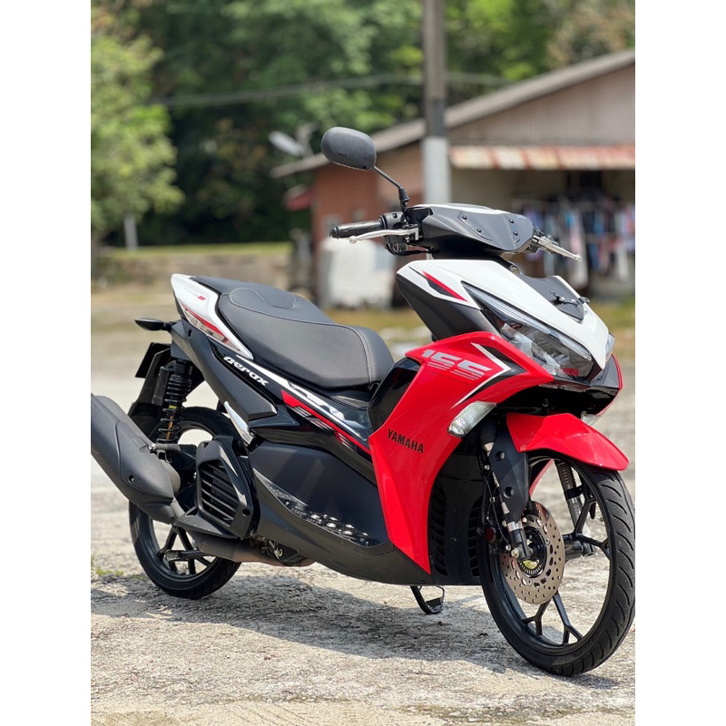 COVERSET AEROX V2 MERAH PUTIH 2023 | Shopee Malaysia