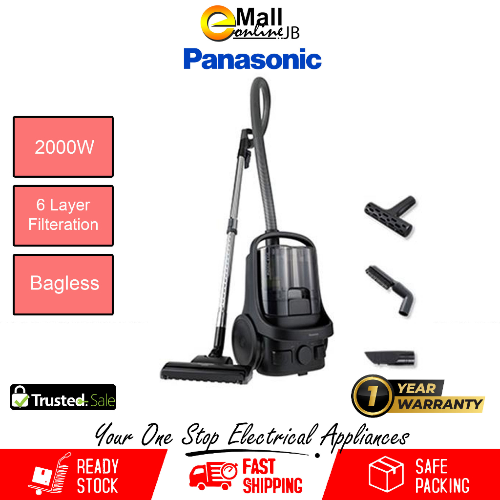 Panasonic New Model MC-CL605 Bagless Vacuum Cleaner MEGA Cyclone 2000W ...