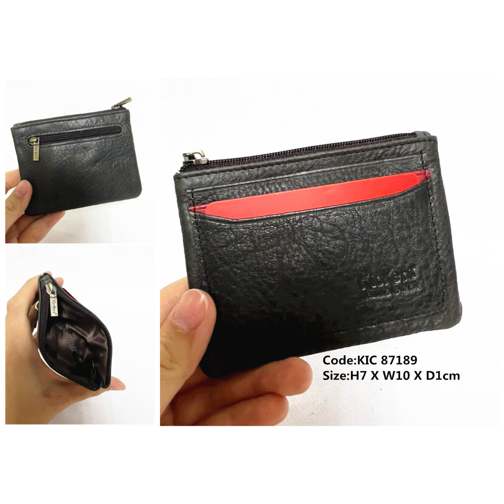 Kickers Genuine Leather Wallet Card Holder Coin Purse Small Wallet ...