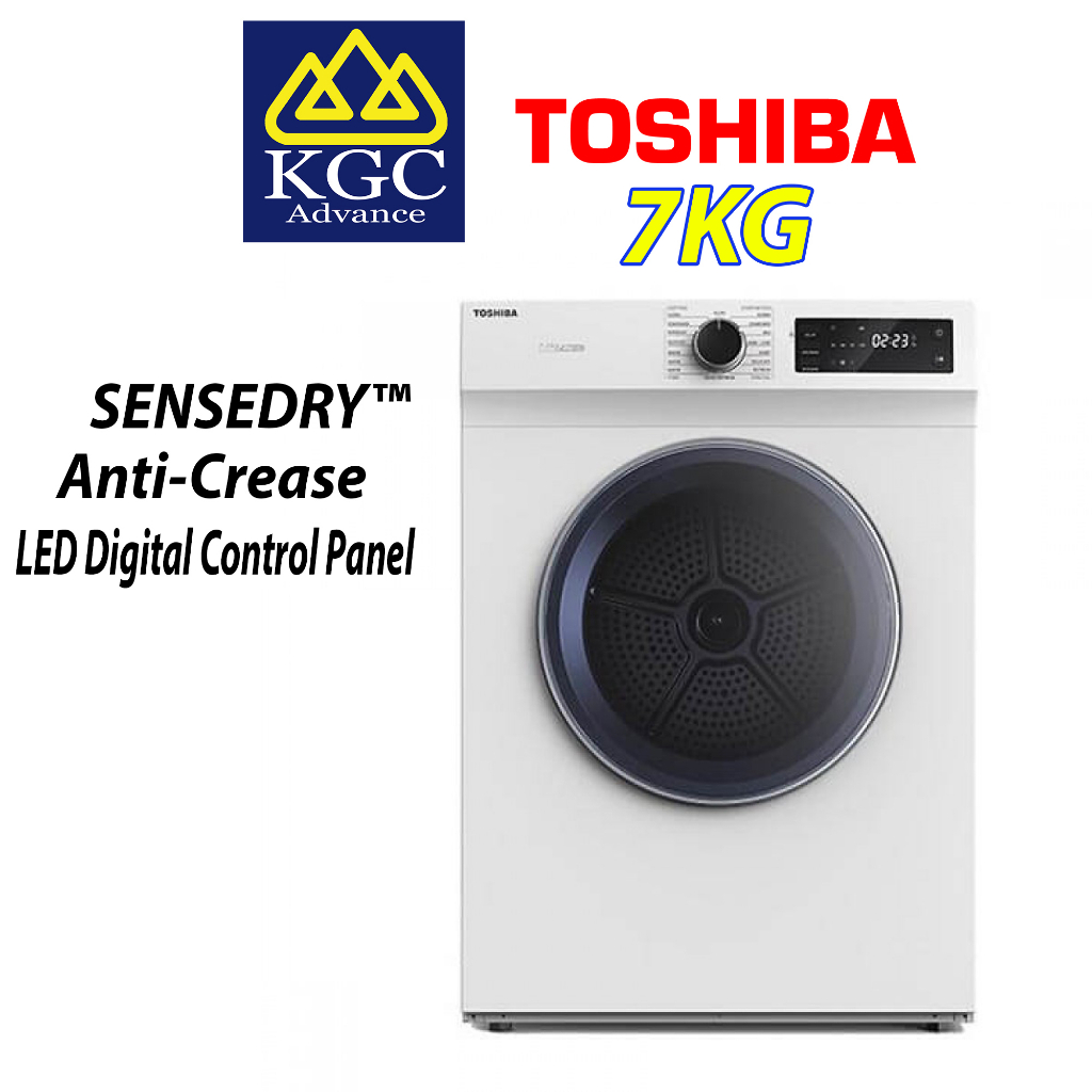 Toshiba Sensedry Tumble Dryer (7kg) TD-H80SEM | Shopee Malaysia