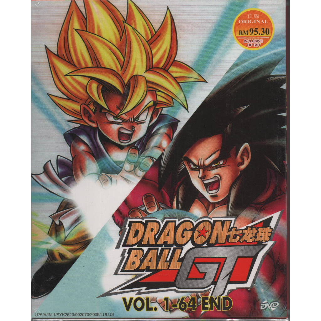 Anime DVD Dragon Ball GT Complete TV Series Vol.1-64 End 七龍珠GT | Shopee ...
