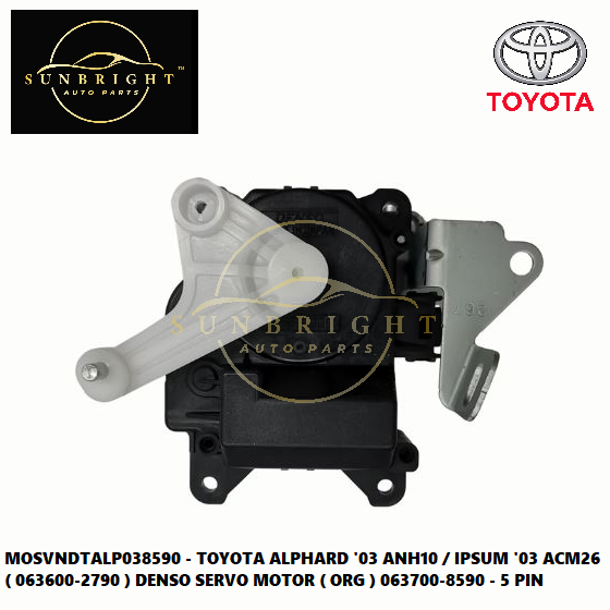 TOYOTA ALPHARD '03 ANH10 / IPSUM '03 ACM26 ( 063600-2790 ) DENSO SERVO ...