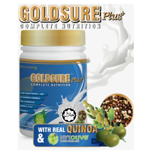 NutrixGold GoldSure PLUS Complete Nutrition (850g) with CAVACURMIN ...