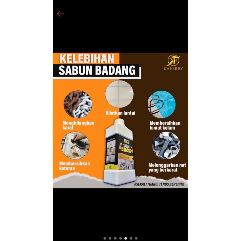 SABUN BADANG PENCUCI LANTAI KARAT LUMUT /STAIN REMOVER | Shopee Malaysia