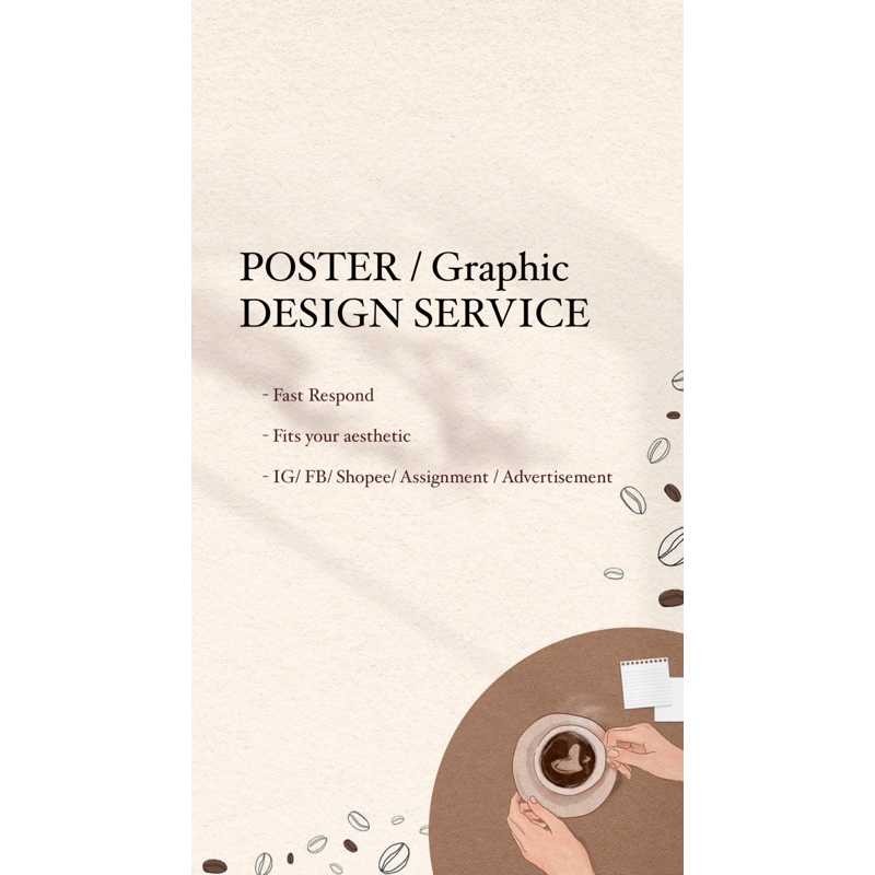 Graphic / Poster Design Service | Shopee Malaysia