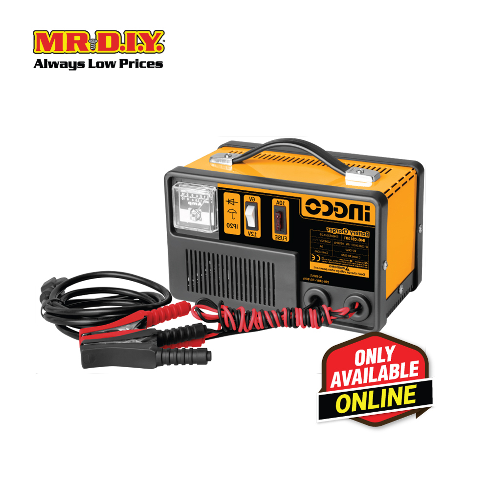 INGCO Battery Charger (6-12V) | Shopee Malaysia