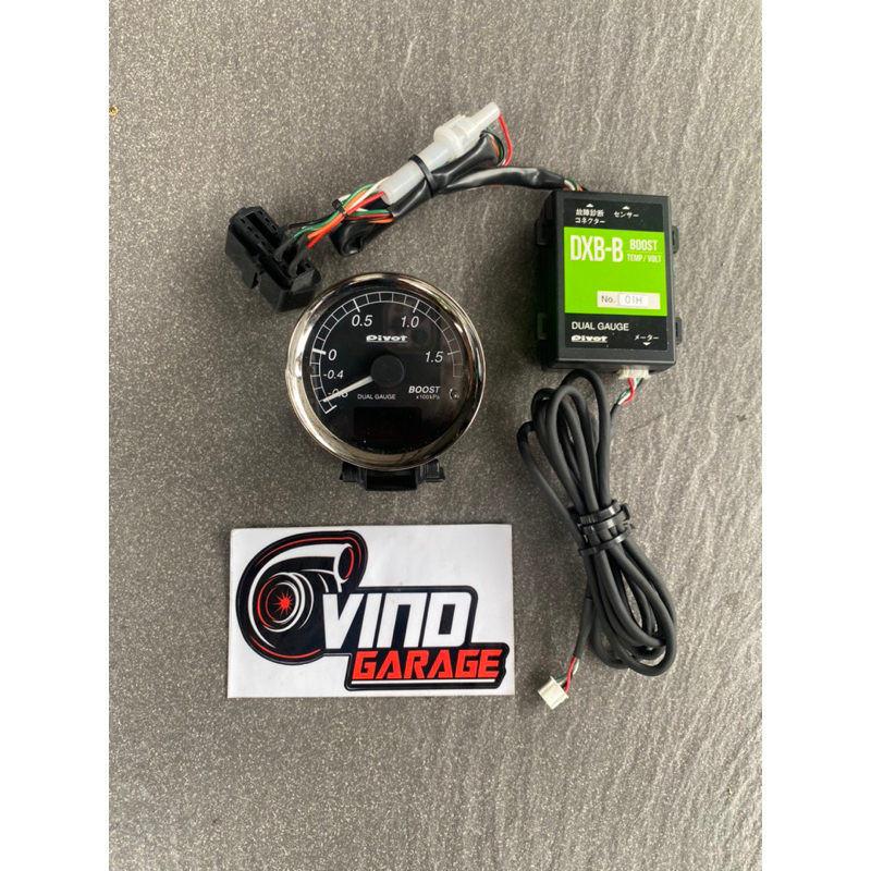 Original Pivot Dual Gauge Boost, Water Temp, Voltage Meter | Shopee ...