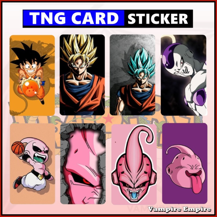 Dragonball ( Series 1 ) - Touch n Go Card Sticker Cover (Waterproof ...