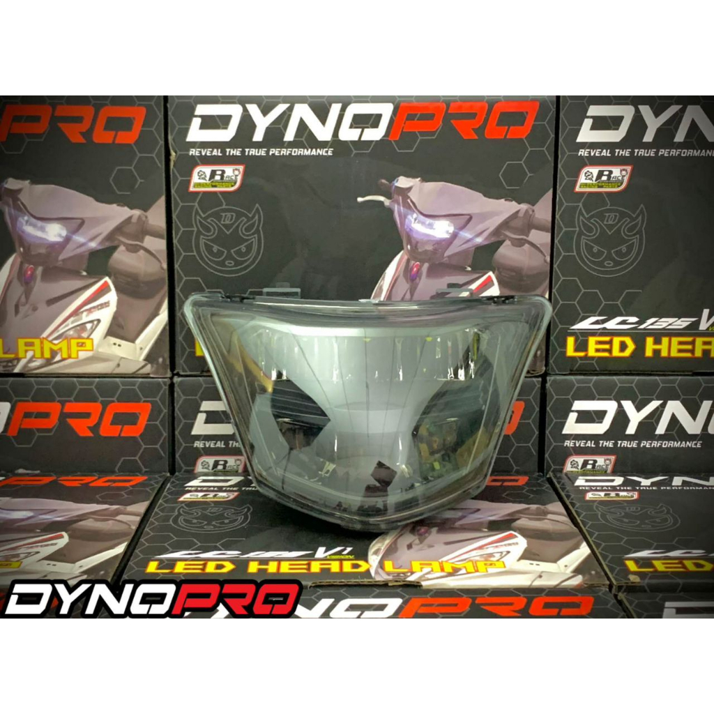 DYNOPRO HEADLAMP LED LC135 V1 to V7 LAMPU DEPAN LED ORIGINAL DYNO PRO LC135 | Shopee Malaysia
