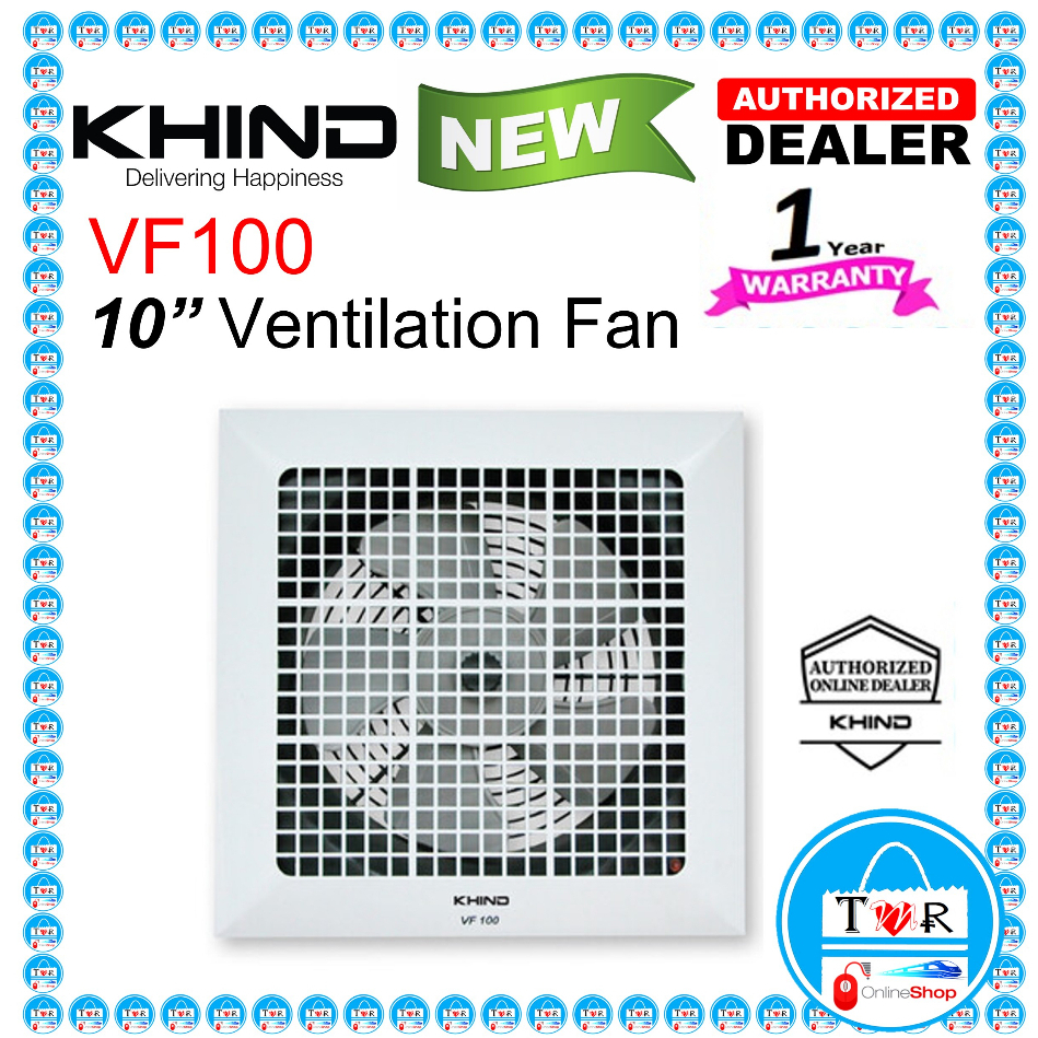 Khind 10" Ventilation Fan Ceiling Type VF100 / VF102 | Shopee Malaysia