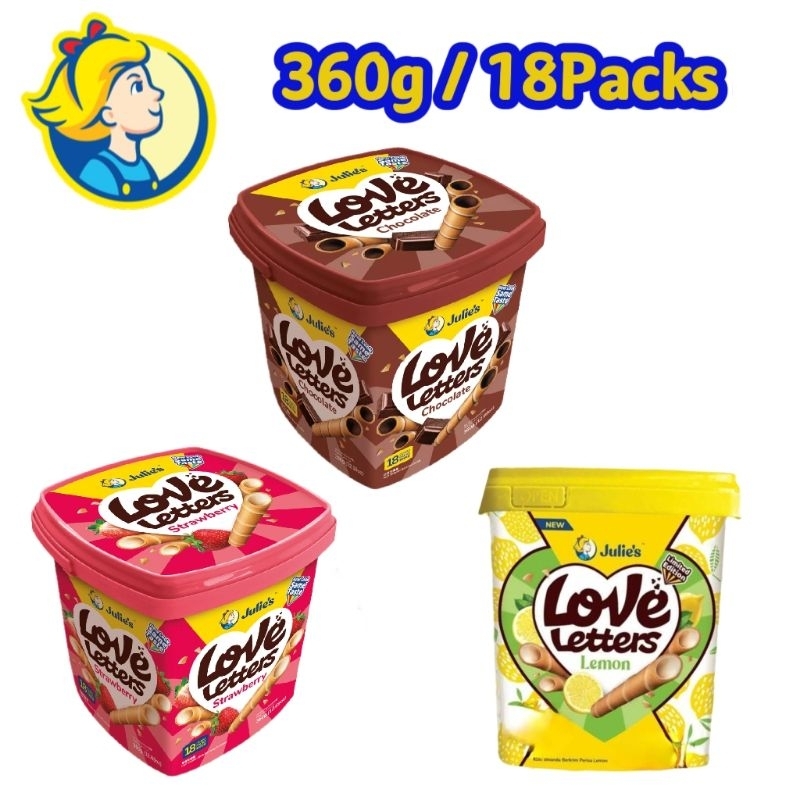 [TKM] Julie's Love Letter 18 Convi-Packs 360g | Shopee Malaysia