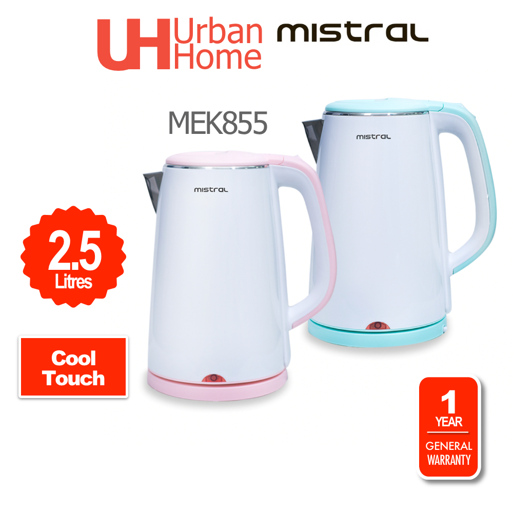 Mistral Cordless Cold Touch Electric Kettle ( 2.5L ) MEK855 | Shopee ...