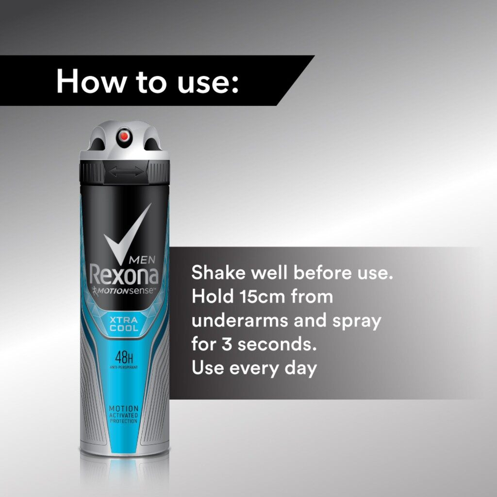 img {Ready Stock} REXONA MEN DEODORANT SPRAY 150ml Ice Cool / Xtra Cool / V8 / Sport Defense ...