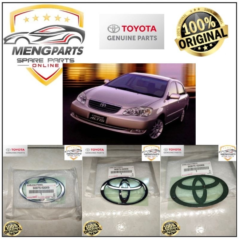 ORIGINAL 💯% TOYOTA ALTIS ZZE121,ZZE122, TOYOTA CAMRY ACV30 REAR EMBLEM ...