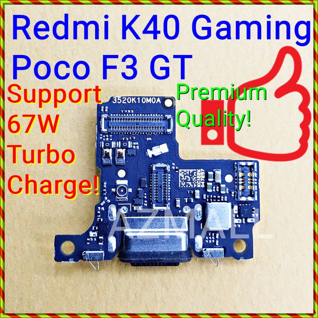 (67W Fast Charge) NEW ORI STRONG Signal Charging Port Board MIC Ribbon ...