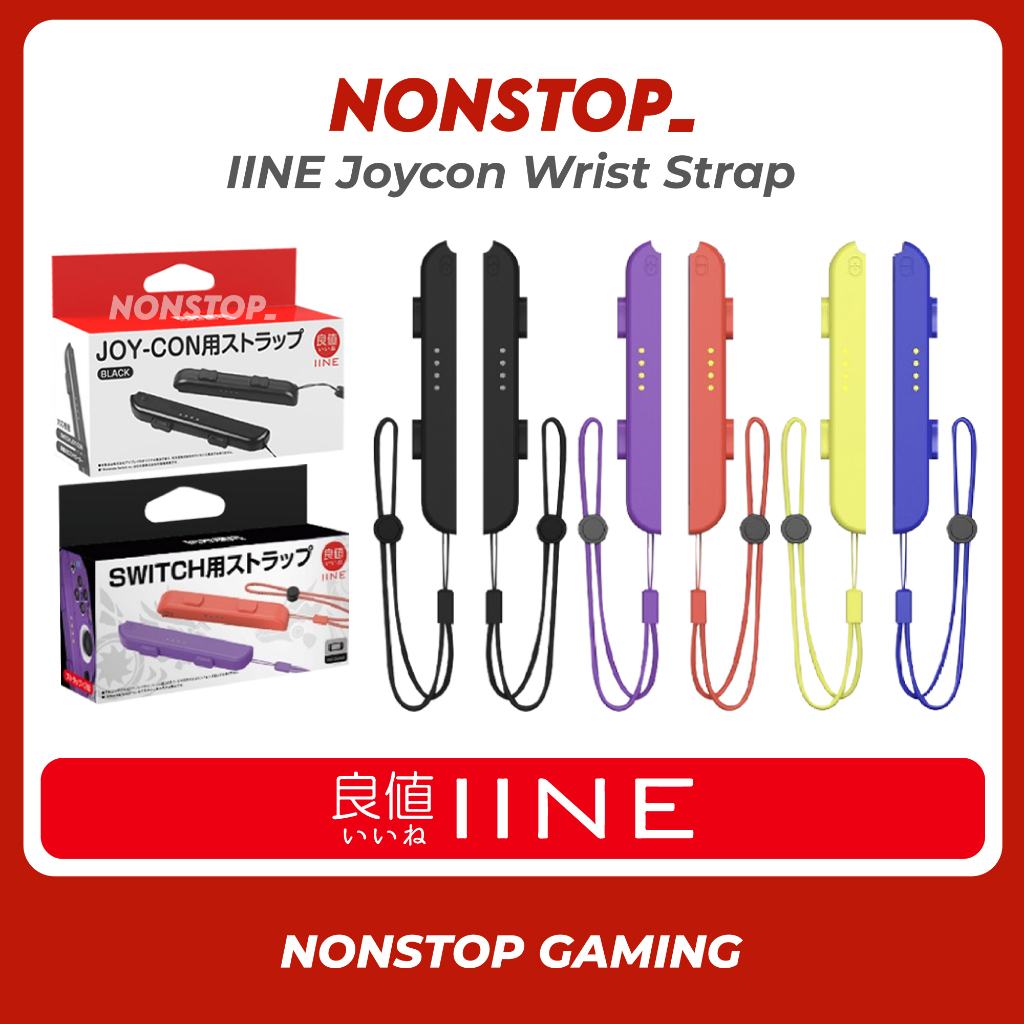 IINE 良值 Joycon Strap Joy con Controller Hand Strap Safety Rope Pokemon ...