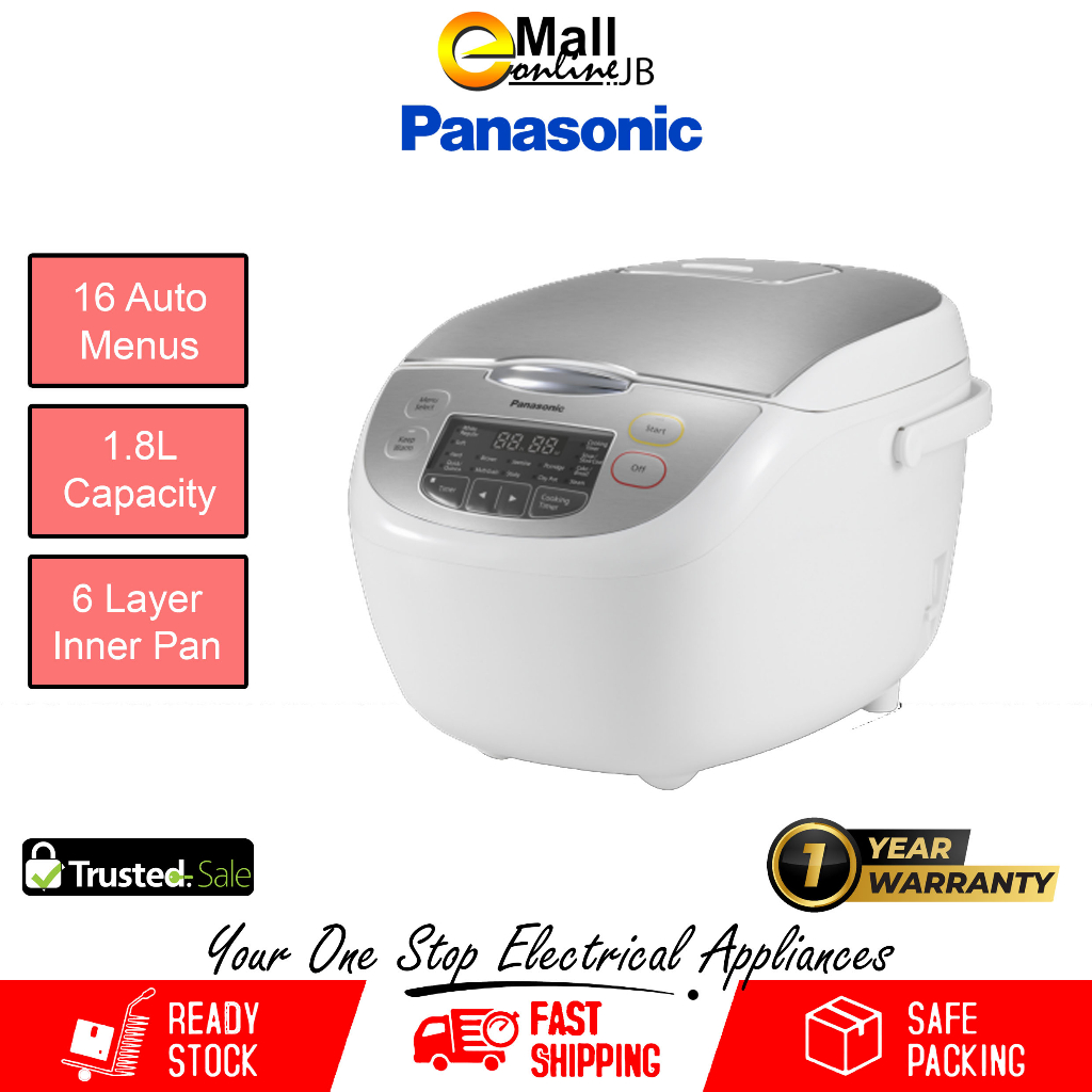 Panasonic Jar Rice Cooker SR-CX188 | SR-CX188SSK 1.8L Microcomputer ...