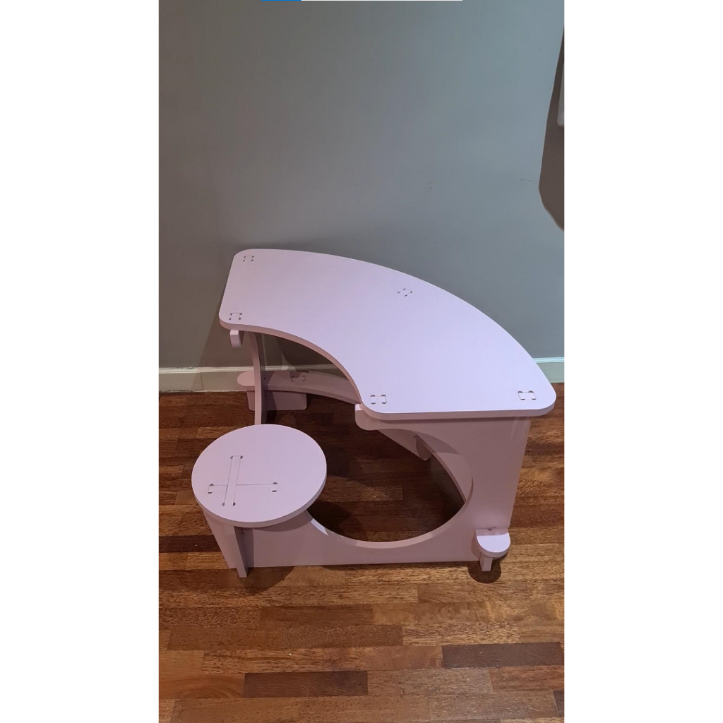 Kids 2 in 1 Study Table Chair Student study Desk simple modern writing ...