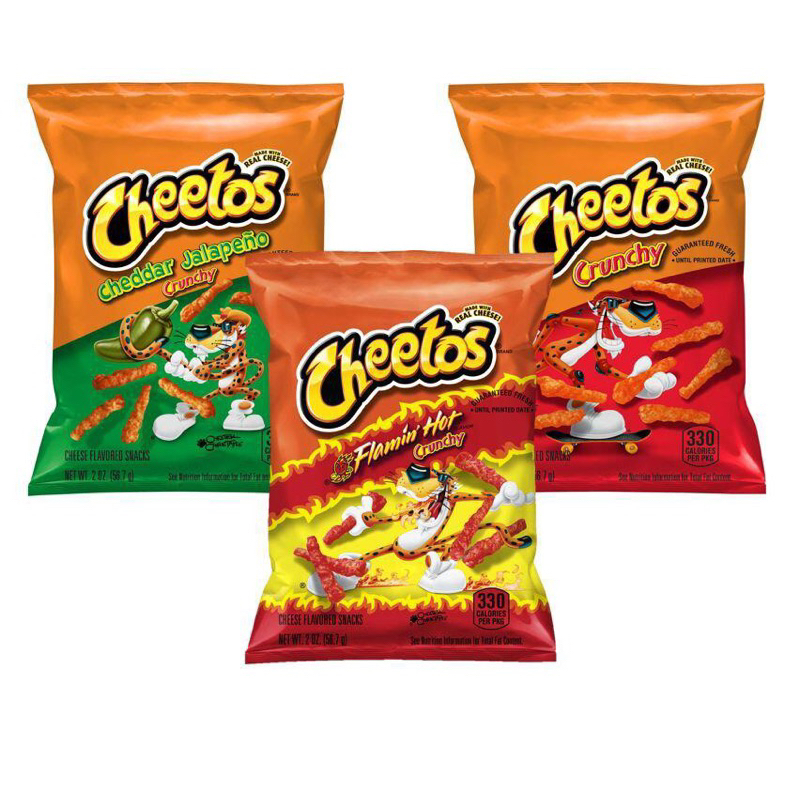 Cheetos Crunchy Flammin Hot And Flaming Hot And Jalapeno Chips 2268gready Stock Shopee Malaysia