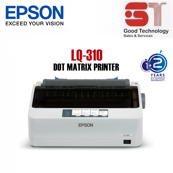 EPSON LQ310 DOT MATRIX PRINTER LQ-310 WITH 24-PIN NARROW CARRIAGE ...