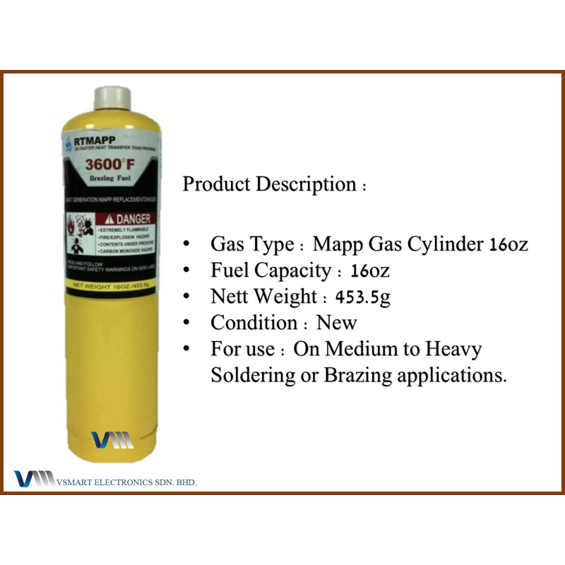 Aweld Disposable Oxygen & Mapp Gas | Shopee Malaysia