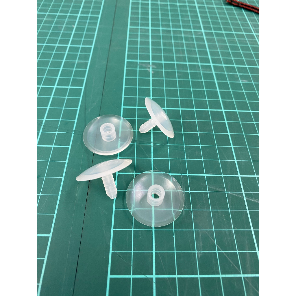 POM acrylic transparency plastic screw fastener for POP display Shelves ...